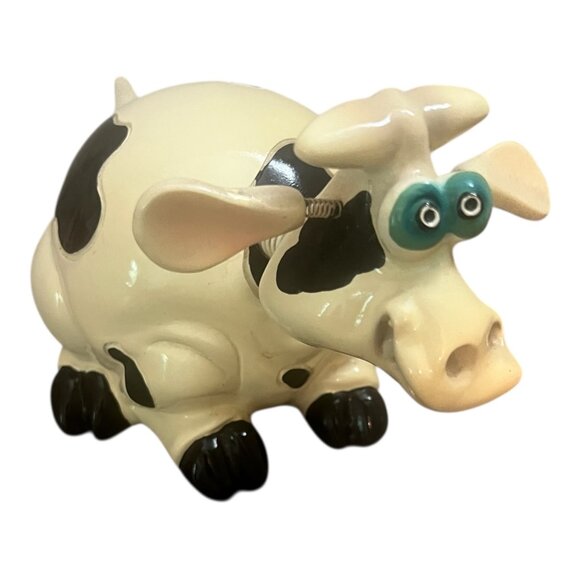 Exhart | Accents | Vintage Exhart Bobblehead Cow Toy Figurine Plastic ...